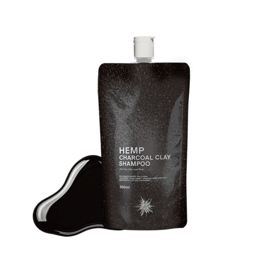 [野州麻炭Lab] 麻炭クレイシャンプー Hemp charcoal clay shampoo – 麻市 ASA-ICHI