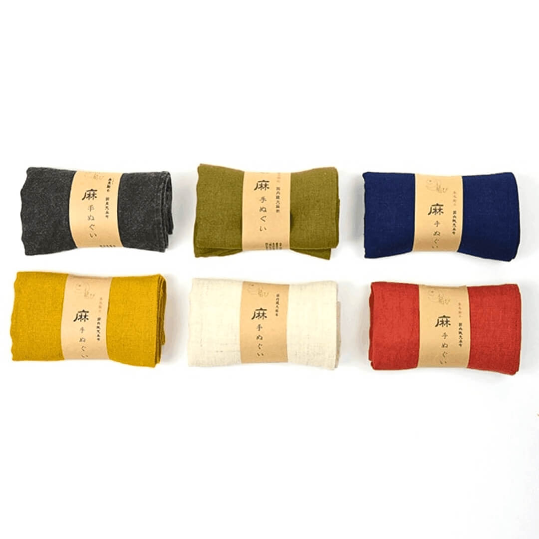 [麻処さあさ] ヘンプ100％麻手ぬぐい-草木染め – 麻市 ASA-ICHI