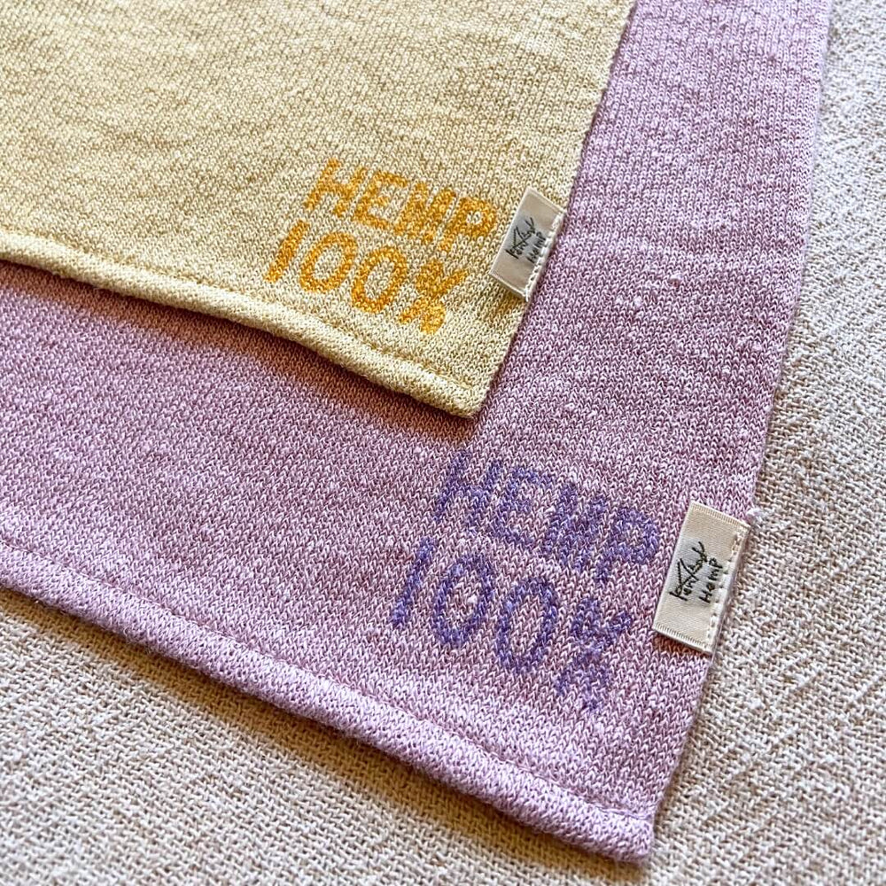 [ケンランド]ヘンプ100％ニットタオル【残りパープル3点のみ】 – 麻市 ASA-ICHI