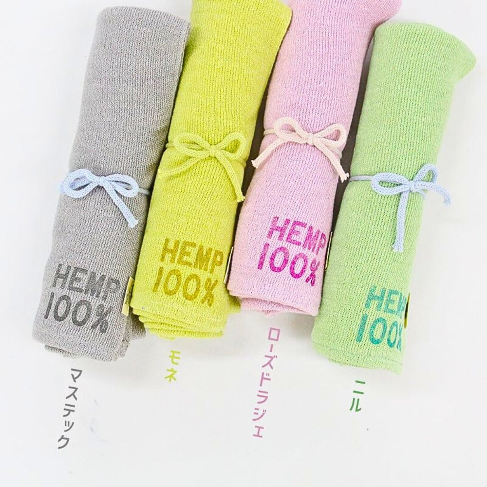 [ケンランド]ヘンプ100％ニットタオル【残りパープル3点のみ】 – 麻市 ASA-ICHI