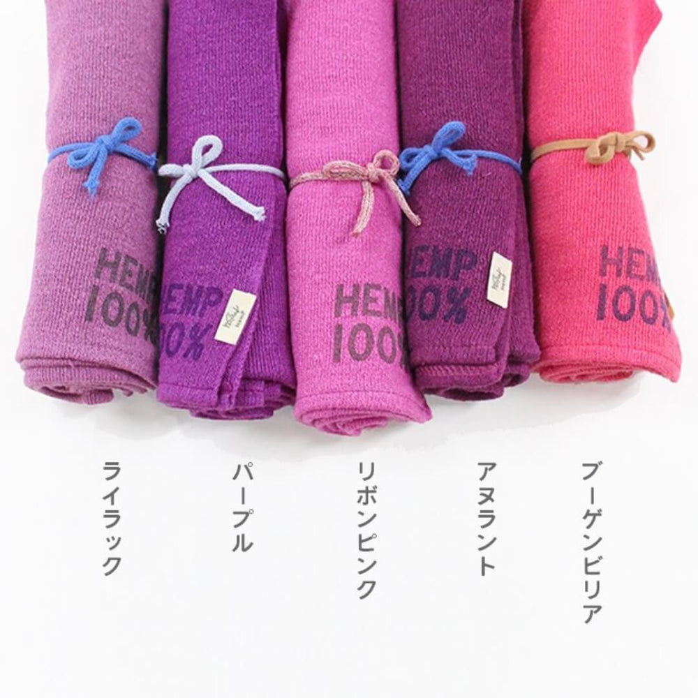 [ケンランド]ヘンプ100％ニットタオル【残りパープル3点のみ】 – 麻市 ASA-ICHI